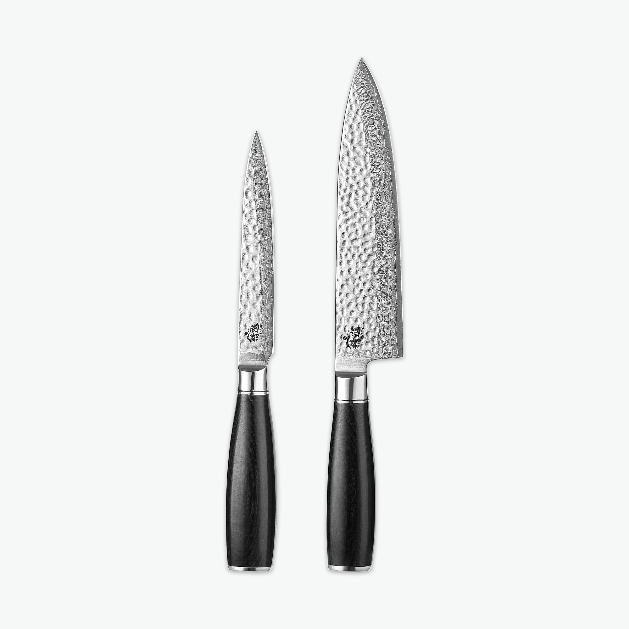 Shojin Taru Knivsæt i VG-10 Damascusstål – Eksklusiv Skarphed og Design
