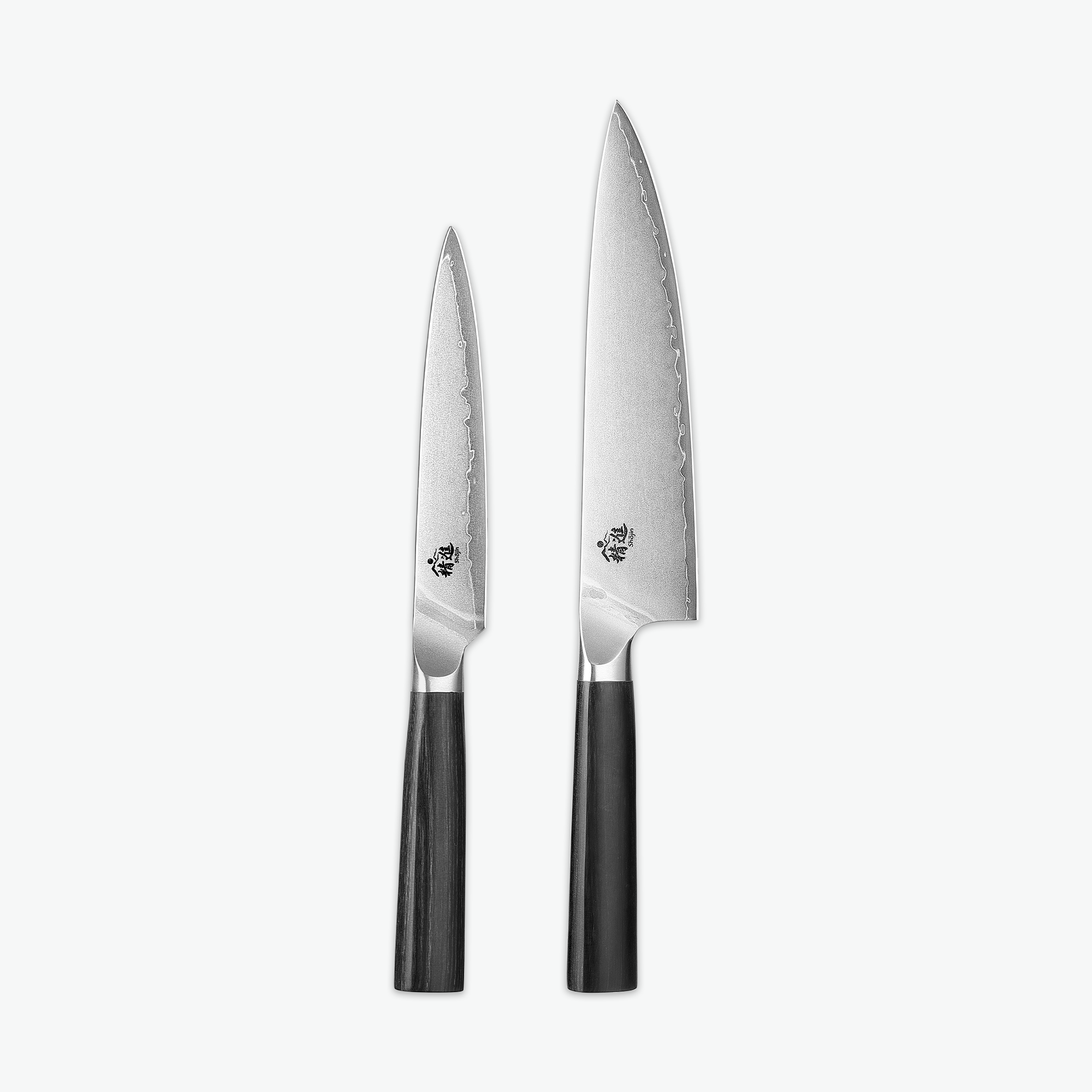Shojin Aira Knivsæt i 3-lags Damascusstål – Præcision & Design i Balance